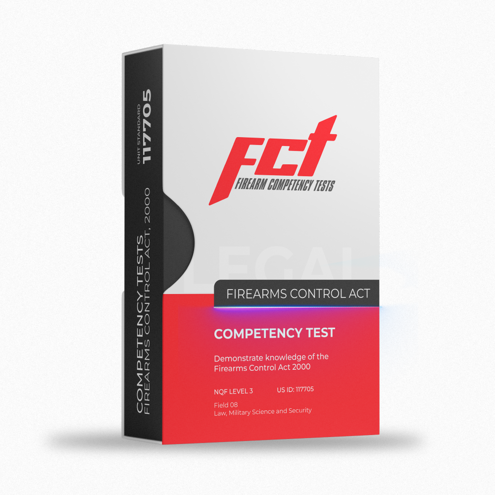 Firearm Competency Tests for Firearms Control Act 60 of 2000